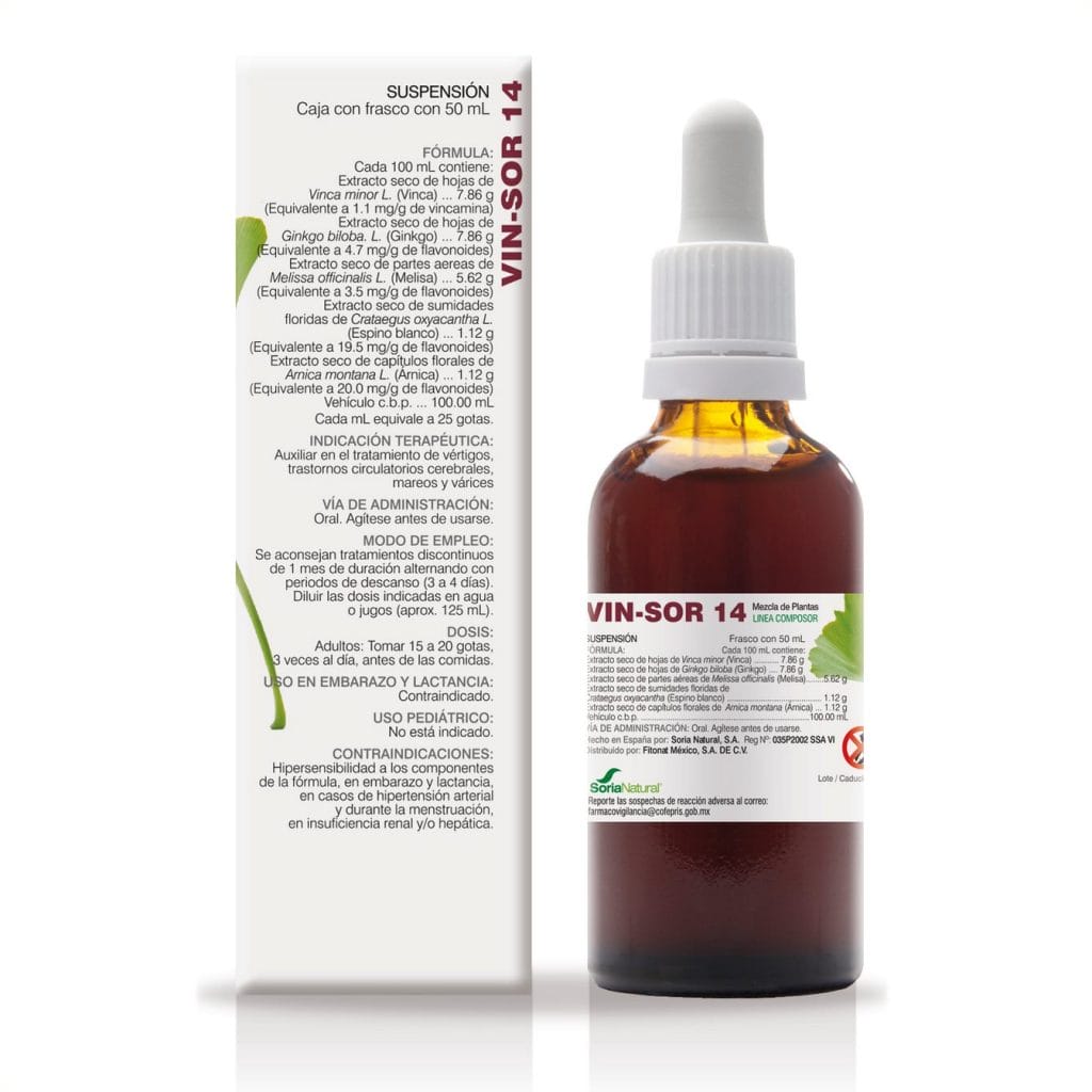 Vin-sor 14 - Medicamento para los Mareos